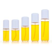 China Refillable Plastic Perfume Spray Bottles 120ml Clear Square Rectangle for sale