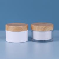 China Round Transparent Purple Plastic Jars 50ml With Lids For Spices for sale