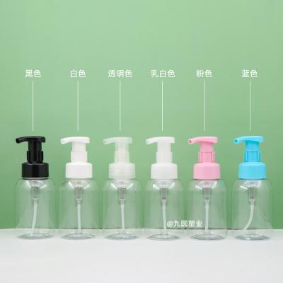중국 플라스틱 래시 클리너 500ml 비누 분배 병 고급 공기 없는 판매용