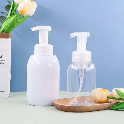 중국 플라스틱 래시 클리너 500ml 비누 분배 병 고급 공기 없는 판매용