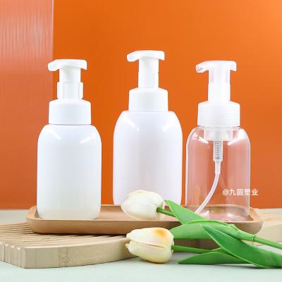 중국 플라스틱 래시 클리너 500ml 비누 분배 병 고급 공기 없는 판매용