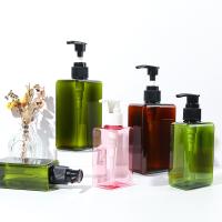 China 280ml PET Empty Bottle Cosmetic Custom Flat Square Dropper Spray Bottle for sale