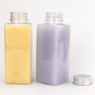 Cina Bottiglie di plastica quadrate personalizzate bottiglie di plastica quadrate commerciali da 8 oz in vendita