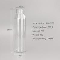 China OEM Plastic Square Bottles Polypropylene Square Juice Bottle With Caps for sale