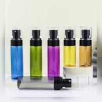 China Diameter 33mm PET Plastic Spray Bottle Round With Black Plastic Screw Cap for sale