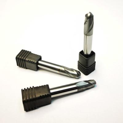 China Extremo sólido Mills Hrc 65 Sx de la nariz de la bola de las flautas D10R5 del carburo de tungsteno 2 en venta
