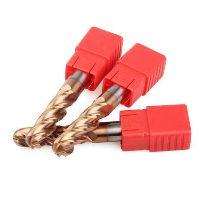 China Extremo sólido Mills Hrc 65 Sx de la nariz de la bola de las flautas D10R5 del carburo de tungsteno 2 en venta