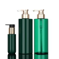 China Gold Pump Unique 500 Ml Recyclable Biodegradable Square Pump Shampoo Plastic Bottle for sale