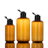 China Customized Design Soft Touch Flip Cap Packaging Body Lotion Shampoo Bottle for sale