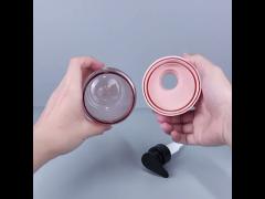 Plastic lotion pump bottle