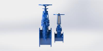 China Abrasiebestendig watervoorzieningsgatenklep EPDM/NBR Wedge Te koop