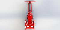 China Red Epoxy Coated Ul Fm Gate Valve Long Lasting Performance for sale