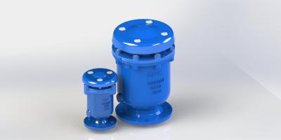 China Ductile Iron Combination Air Release Valve With Thread And Flange Full Bore for sale