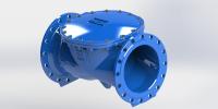 China Automatic Rubber Disc Swing Flex Check Valve Sewage System Applicative for sale