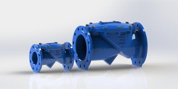EPDM Or NBR Coated Disc Swing Flex Check Valve Resist Reverse Flow