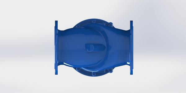EPDM Or NBR Coated Disc Swing Flex Check Valve Resist Reverse Flow