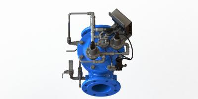 China Type One Epoxy Coated Pressure Control Valve Remote Controller By Bluetooth for sale