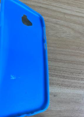 Cina Coperture del telefono cellulare del silicone, colore blu, coperture su misura di iPhone in vendita
