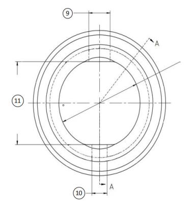 Cina Guarnizione vulcanizzata Seat con coppia di torsione bassa di operazione per il wafer/ansa delle parti della valvola a farfalla in vendita