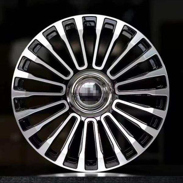 Quality Factory Direct New Design Mesh 24 Inch 5x120 Brushed Silver Forged Aluminum Alloy Wheel for Second Hand Cars SUV for sale