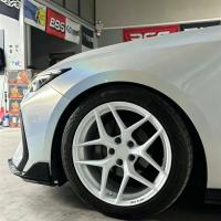 Quality Style Monoblock Forged Wheels 17-22 Inch Gloss White 5 Double Spoke Sport Car for sale