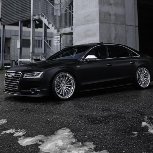 Quality Maodou Audi Sedan Multi-Spoke Forged Aluminum Alloy Wheels 18-24 Inch High Quality Black Rims 5-Hole 112/114.3 PCD for for sale