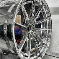 Quality High Quality Lightweight Multi-Spoke 23 Inch 5x112 Brushed Silver Monoblock for sale
