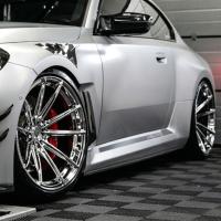 Quality 6061-T6 Aluminum Alloy Forged Wheels 4x100 5x112 5x114.3 5x120 PCD Silver Finish for sale