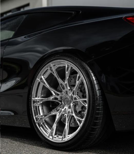 Quality New Custom Forged Alloy Chrome Wheels 18-24 Inch 5x114.3 5x112-5x120 6x139.7 PCD 20 mm ET Concave Design Car Rims for Tesla for sale