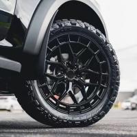 Quality Monoblock Forged Wheel 24 Inch 8x170 Billet Aluminum Matte Black One Piece for for sale