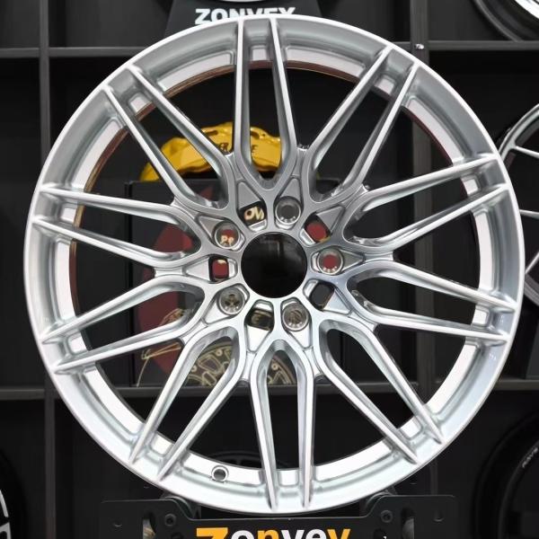 Quality High Quality Hot Sale Deep Concave 24 Inch 8x6.5 Brushed Silver Monoblock Forged Wheel for Second Hand Cars SUV for sale