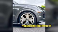 Custom Forged Alloy Rims Upgrade for Luxury Cars