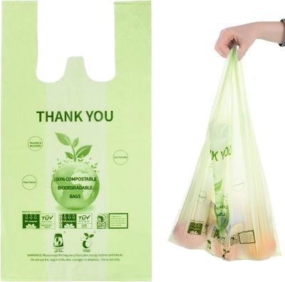 Cina Borsa di plastica compostabile per magliette in vendita