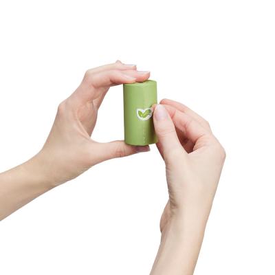 Cina Fabbrica di sacchetti di feci per cani compostabili biodegradabili a base di amido di mais eco-compatibile in vendita