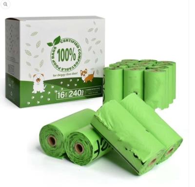 Cina Sacchetti biodegradabili per cacca di cane Sacchetti per rifiuti per animali domestici con distributore per cani, ecologici, a prova di perdite Sacchetti monouso in vendita
