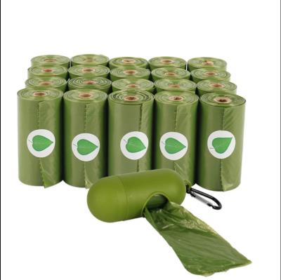 Cina Vendita a caldo 100% biodegradabile Amido di mais Sacchetto di cacca per cani Sacchetto di rifiuti per cani Sacchetti di cacca compostabili Logo OEM sostenibile Accetta 15 micron in vendita