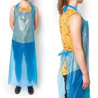 China Transparent Plastic Biodegradable Disposable Aprons For Resturant for sale