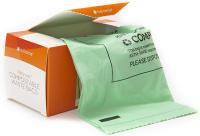 China 100% Biodegradable Dustbin Bags Compostable Trash Liners PLA PBAT for sale