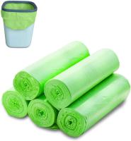 China AS4736 Compostable Bin Liners Grocery Bags Square Drawstring for sale