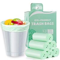 China AS4736 Compostable Bin Liners Grocery Bags Square Drawstring for sale
