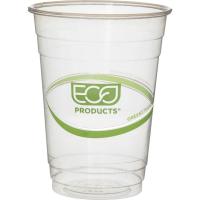 China Bulk 100% Biodegradable Coffee Cups Clear Plastic For Ice Cream for sale