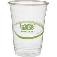 China Disposable PLA 9 Oz Compostable Cups U Shaped Custom Printed for sale