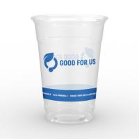 China Custom Logo Biodegradable PLA Cups 12oz Coffee Water for sale