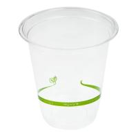 China Corn Stach Coffee Biodegradable PLA Cups Transparent 700ml Environmentally Friendly for sale