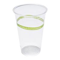 China Bulk Clear Biodegradable PLA Cups For Espresso Coffee Customized for sale