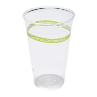 China Bulk Clear Biodegradable PLA Cups For Espresso Coffee Customized for sale