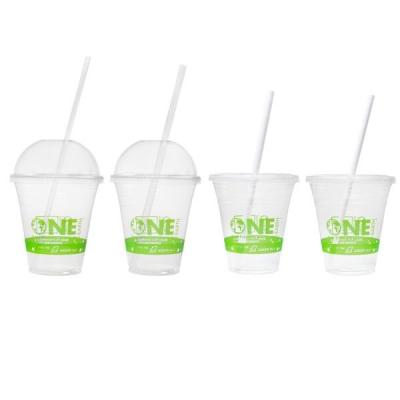 China Watercompostabele, biologisch afbreekbare PLA-bekers, doorzichtig kunststof Te koop