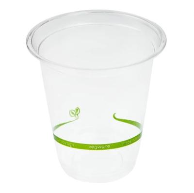 China PLA composteerbare biologisch afbreekbare plastic bekers 12 oz voor koud drankje Te koop