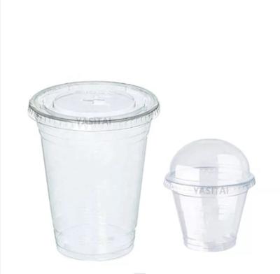 China PLA composteerbare biologisch afbreekbare plastic bekers 12 oz voor koud drankje Te koop