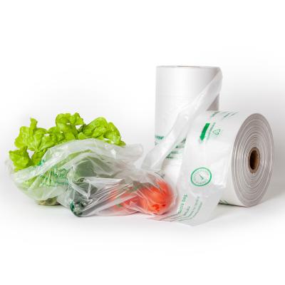 Cina Sacchetto di imballaggio in plastica biodegradabile PLA trasparente per alimenti in vendita